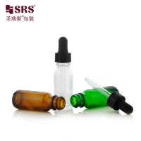 China BOS001-15ML Clear Glass Dropper Bottle With Graduated Pipette For Essential Oils Serums And DIY Cosmetic for sale
