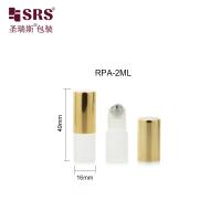 China Empty Gold Cap Mini Roll on Bottle Travel Size Perfume Oil Roller Packaging No Leakage 2ml 3ml 5ml 7ml 8ml 10ml for sale