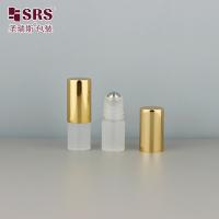 China Empty Gold Cap Mini Roll on Bottle Travel Size Perfume Oil Roller Packaging No Leakage 2ml 3ml 5ml 7ml 8ml 10ml for sale