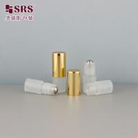 China Empty Gold Cap Mini Roll on Bottle Travel Size Perfume Oil Roller Packaging No Leakage 2ml 3ml 5ml 7ml 8ml 10ml for sale