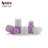 China 30ml Lavender Capsule Style PP PCR Roll on Container Matte Empty Roller Bottle for Deodorant Anti-perspirant for sale