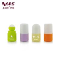 China 30ml Matte Pastel Plastic Roll On Bottle Custom Logo Empty Deodorant Roller Container For Insect Repellent Cosmetic Packaging for sale