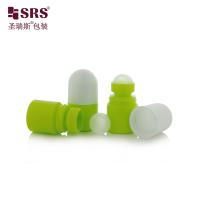 China 30ml Fresh Green Matte PP Roll On Bottle Empty Roller Vial For Insect Repellent Cosmetic Packaging for sale