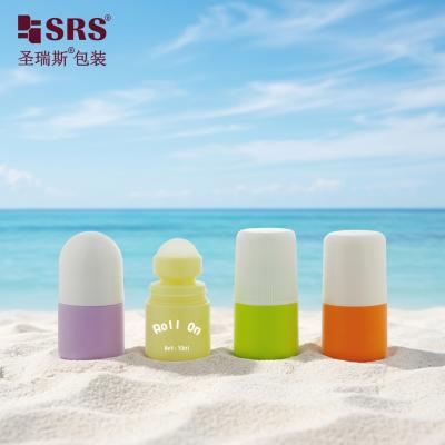 China 30ml Matte Pastel Plastic Roll On Bottle Custom Logo Empty Deodorant Roller Container For Insect Repellent Cosmetic Packaging for sale