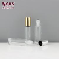China BLPM-15ML Wholesale Clear Glass Roller Bottles With Screw Caps For Essential Oils And Cosmetic Sample Packaging for sale