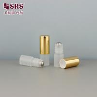 China Wholesale 2ML Mini  Plastic Roller Bottle Refillable Roll On Bottle With Aluminium Cap Steel Ball for sale