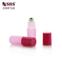 China Portable 3ml Refillable Plastic Roller Bottle, Empty Roll‑on Vial With Plastic Cover & Steel Ball for sale