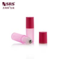 China Portable 3ml Refillable Plastic Roller Bottle, Empty Roll‑on Vial With Plastic Cover & Steel Ball for sale