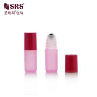 China Portable 3ml Refillable Plastic Roller Bottle, Empty Roll‑on Vial With Plastic Cover & Steel Ball for sale