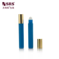 China 8ml Refillable Plastic Roll‑on Bottle Plastic Roller Ball Aluminum Cap Skincare Perfume Packaging Bottle for sale
