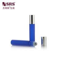 China Custom 12 ML Cosmetic Plastic Roller Bottle Metal Steel Ball Aluminum Lid Packaging Container for sale