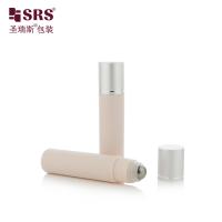China Wholesale 30ml Refillable Plastic Roll‑on Bottle Steel Ball Aluminum Cap For Perfume Deodorant Oil for sale