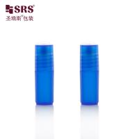 China Bulk Production 3ml Blue Plastic Roll On Bottle For Essential Oil Perfume Tester Kit Portable Cosmetic Roller Container for sale