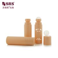 China 3oz 90ml Wholesale Empty pink Plastic Roll on Bottle Large Capacity Skin Care Roller Container for Soothing Liquid for sale