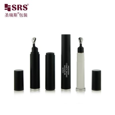 China 0.08CC Output Luxury Male Cosmetic Skin Care 10g Metal Tip Head Eye Cream Cosmetic Airless Pump Packaging Bottle 10ml 15ml for sale