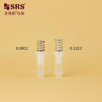 China 0.08CC Output Luxury Male Cosmetic Skin Care 10g Metal Tip Head Eye Cream Cosmetic Airless Pump Packaging Bottle 10ml 15ml for sale