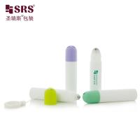 China Wholesale 20ml Empty Plastic Roll‑on Vial Round Cover Steel Ball Bottle For Fabric Stain Remover Liquid for sale