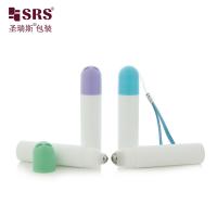 China Wholesale 20ml Empty Plastic Roll‑on Vial Round Cover Steel Ball Bottle For Fabric Stain Remover Liquid for sale