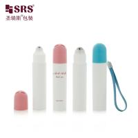 China Wholesale 20ml Empty Plastic Roll‑on Vial Round Cover Steel Ball Bottle For Fabric Stain Remover Liquid for sale