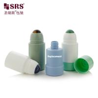 China Replaceable Gemstone Roll-on Bottle Empty Cosmetic Container For Deodorant for sale