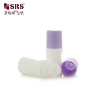 China Wholesale 50ml Round Cylinder Plastic Roller Bottle Empty Roll‑on Container For Perfume Body Oil for sale