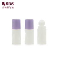 China Wholesale 50ml Round Cylinder Plastic Roller Bottle Empty Roll‑on Container For Perfume Body Oil for sale