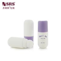 China Custom 50ML Large Plastic Roller Ball Bottle Refillable Empty Roll‑on Packaging Bottle for sale