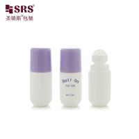 China Custom 50ML Large Plastic Roller Ball Bottle Refillable Empty Roll‑on Packaging Bottle for sale