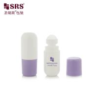China Custom 50ML Large Plastic Roller Ball Bottle Refillable Empty Roll‑on Packaging Bottle for sale