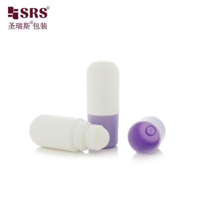 China Custom 50ML Large Plastic Roller Ball Bottle Refillable Empty Roll‑on Packaging Bottle for sale