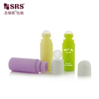 China 75ml Round Plastic Roll‑on Bottle Empty Deodorant Roller Bottle Multiple Optional Caps for sale