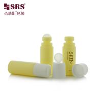 China 75ml Round Plastic Roll‑on Bottle Empty Deodorant Roller Bottle Multiple Optional Caps for sale
