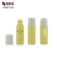 China 75ml Round Plastic Roll‑on Bottle Empty Deodorant Roller Bottle Multiple Optional Caps for sale