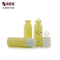 China 75ml Round Plastic Roll‑on Bottle Empty Deodorant Roller Bottle Multiple Optional Caps for sale
