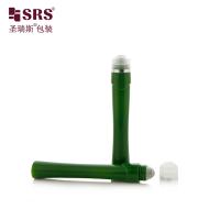 China 15ml PETG Empty Roller Bottle Clear Plastic Roll On Container For Essential Oil for sale