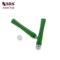 China 15ml PETG Empty Roller Bottle Clear Plastic Roll On Container For Essential Oil for sale