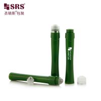 China 15ml PETG Empty Roller Bottle Clear Plastic Roll On Container For Essential Oil for sale