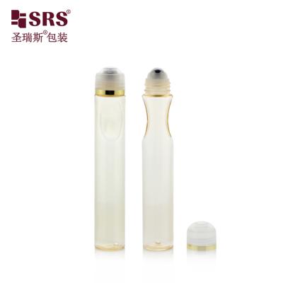 China 20ml PETG Roll On Bottle Clear Empty Roller Ball Container For Essential Oil Cosmetic Liquid for sale