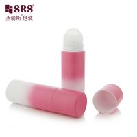 China 43mm Neck PET Roll On Bottle 130ml 170ml Empty Deodorant Roller Bottle For Body Care Custom Logo for sale