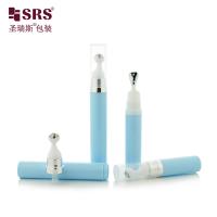 China Press Vacuum Roll On Bottle Empty Cosmetic Roller Bottle Serum Massage Container for sale