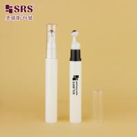 China Refillable Airless Roller Ball Bottle Press Pump Cosmetic Vacuum Bottle For Eye Cream Essential Oil Packaging for sale