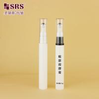 China Refillable Airless Roller Ball Bottle Press Pump Cosmetic Vacuum Bottle For Eye Cream Essential Oil Packaging for sale