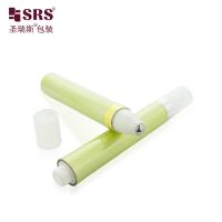 China 15ml Airless Roll On Bottle Flower Shape Cream Output Vacuum Press Roller Bottle for Eye Serum Eye Cream Custom Logo for sale
