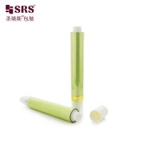 China 15ml Airless Roll On Bottle Flower Shape Cream Output Vacuum Press Roller Bottle for Eye Serum Eye Cream Custom Logo for sale