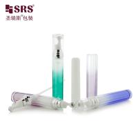 China Round Shape Acrylic Roller Bottle Portable Cosmetic Roll On Container for sale