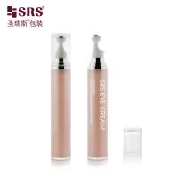 China Empty Smooth Acrylic Roll On Bottle Eye Cream Applicator Bottle Luxury Eye Care Packaging for sale