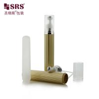 China 15ml/20ml Ribbed Acrylic Roll‑on Bottle Empty Eye Serum Massage Cosmetic Container Custom Logo for sale