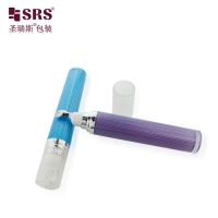 China 15ml/20ml Press Type Acrylic Bottle With Alloy Roller Head Empty Eye Serum Cosmetic Packaging for sale