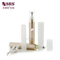 China Double‑Wall Acrylic Glittering Dot Bottle 15ml/20ml With Alloy Roller Head Eye Care Serum Packaging for sale