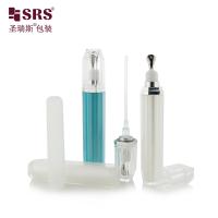 China 15ml/20ml Empty Lozenge Acrylic Bottle Alloy Roller Head Cosmetic Skincare Container for sale